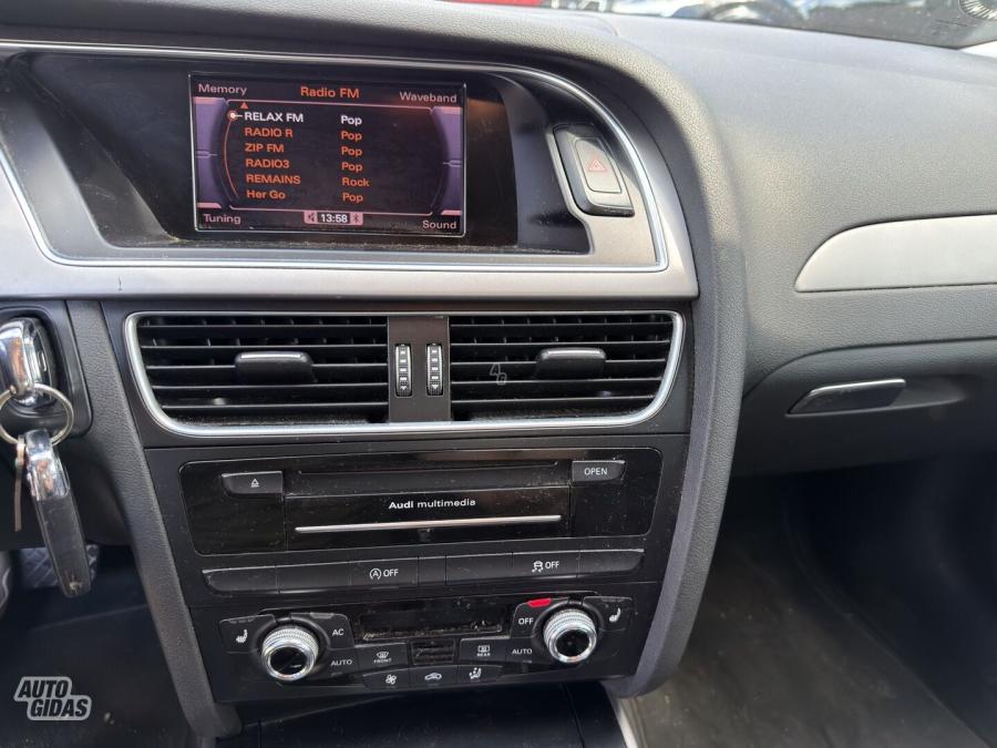 Black Audi A4 2013 in Panevezys, with an engine capacity of 3.00 L and mileage of 300 thousand km for 5555 €, photo 23 on AUTOMOTO.COM.LV