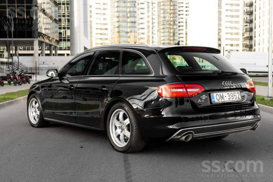 Melns Audi A4 2013 Rīga, ar dzinēja tilpumu 3.00 L un nobraukumu 324 tūkst. km par 10490 €, foto 3 vietnē AUTOMOTO.COM.LV