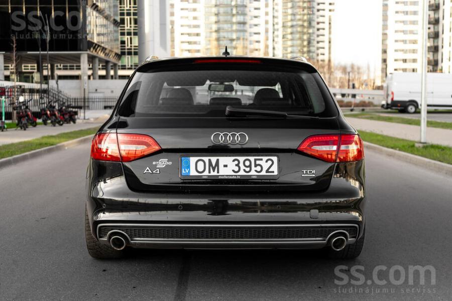 Melns Audi A4 2013 Rīga, ar dzinēja tilpumu 3.00 L un nobraukumu 324 tūkst. km par 10490 €, foto 7 vietnē AUTOMOTO.COM.LV