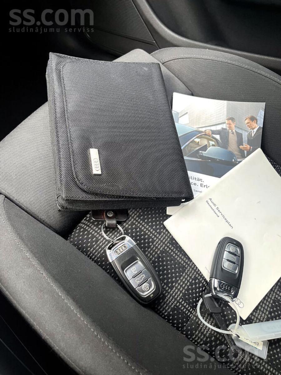 Black Audi A4 2013 in Riga, with an engine capacity of 2.00 L and mileage of 317 thousand km for 6990 €, photo 11 on AUTOMOTO.COM.LV