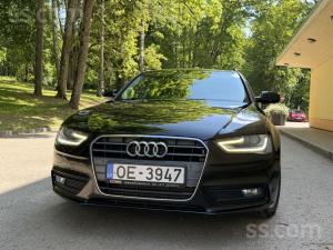 Black Audi A4 2013 in Riga, with an engine capacity of 2.00 L and mileage of 317 thousand km for 6690 €, photo 1 on AUTOMOTO.COM.LV