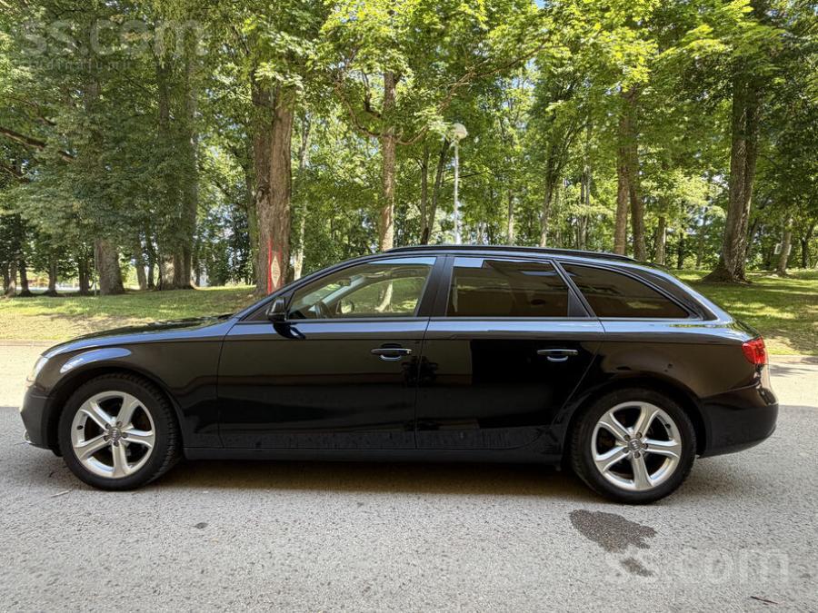 Black Audi A4 2013 in Riga, with an engine capacity of 2.00 L and mileage of 317 thousand km for 6690 €, photo 4 on AUTOMOTO.COM.LV