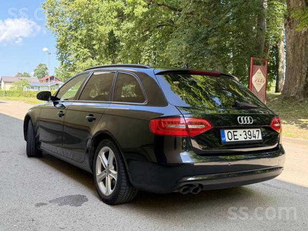 Black Audi A4 2013 in Riga, with an engine capacity of 2.00 L and mileage of 317 thousand km for 6690 €, photo 4 on AUTOMOTO.COM.LV