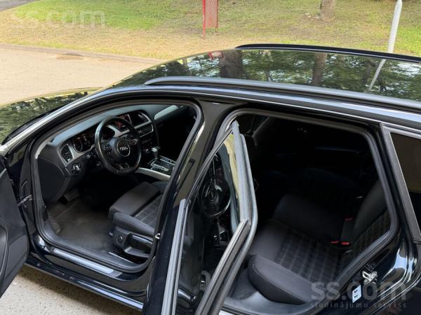 Black Audi A4 2013 in Riga, with an engine capacity of 2.00 L and mileage of 317 thousand km for 6690 €, photo 10 on AUTOMOTO.COM.LV