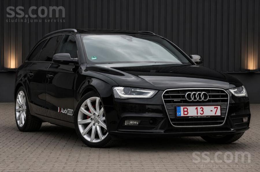 Black Audi A4 2013 in Tukums, with an engine capacity of 3.00 L and mileage of 232 thousand km for 10400 €, photo 1 on AUTOMOTO.COM.LV