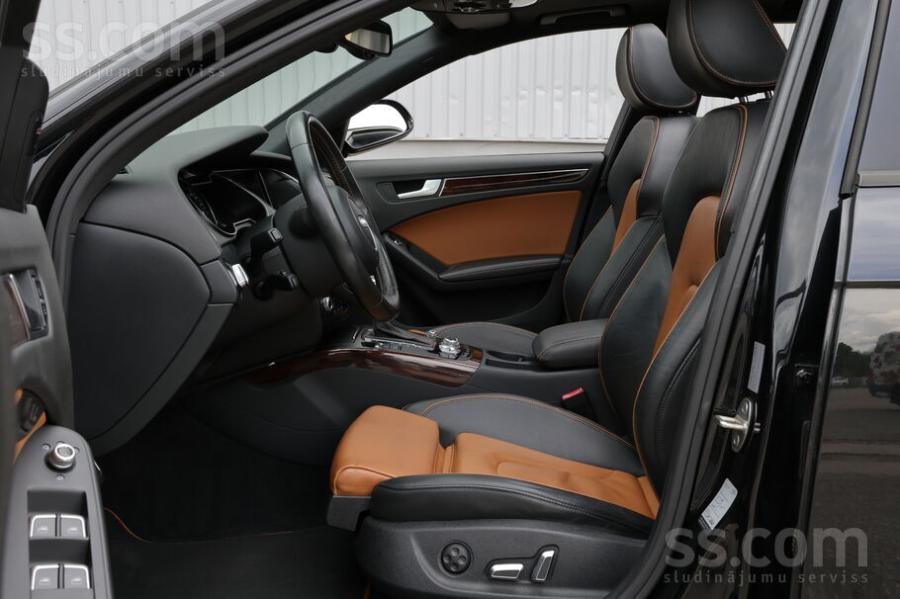 Black Audi A4 2013 in Tukums, with an engine capacity of 3.00 L and mileage of 232 thousand km for 10400 €, photo 10 on AUTOMOTO.COM.LV