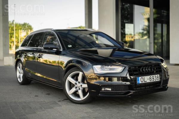 Black Audi A4 2013 in Riga, with an engine capacity of 3.00 L and mileage of 294 thousand km for 10790 €, photo 4 on AUTOMOTO.COM.LV