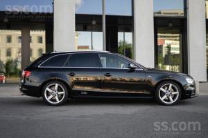 Black Audi A4 2013 in Riga, with an engine capacity of 3.00 L and mileage of 294 thousand km for 10550 €, photo 7 on AUTOMOTO.COM.LV