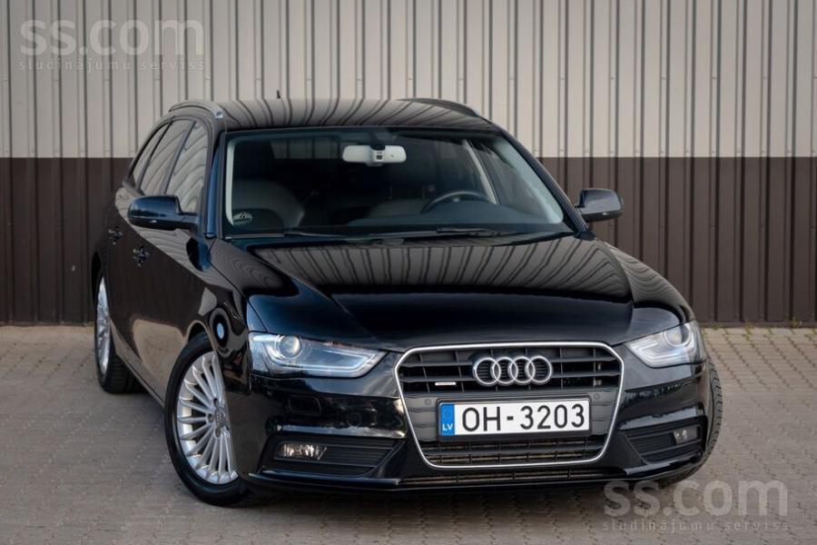 Black Audi A4 2013 in Tukums, with an engine capacity of 3.00 L and mileage of 228 thousand km for 10490 €, photo 1 on AUTOMOTO.COM.LV