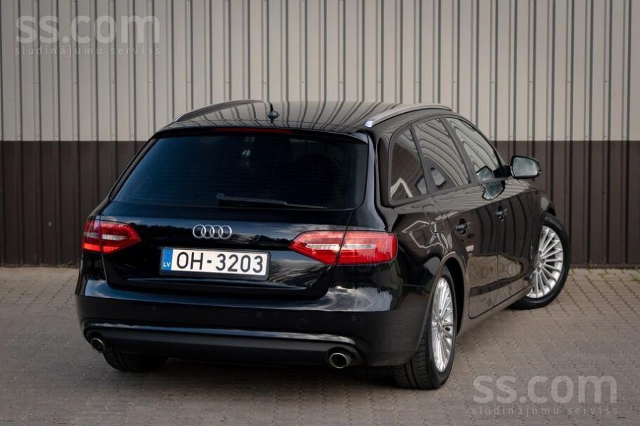 Black Audi A4 2013 in Tukums, with an engine capacity of 3.00 L and mileage of 228 thousand km for 10490 €, photo 8 on AUTOMOTO.COM.LV