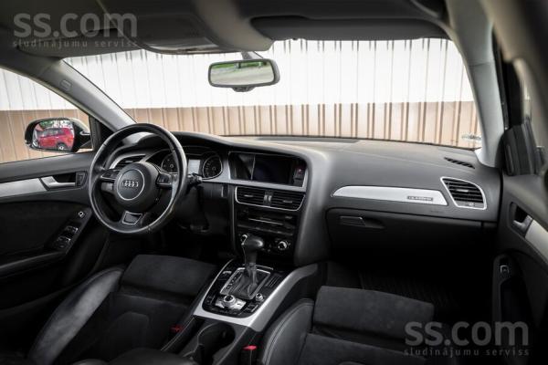 Черный Ауди А4 2013 в Тукумс, объемом двигателя 3.00 л и пробегом 228 тыс. км за 10490 €, фото 8 на AUTOMOTO.COM.LV