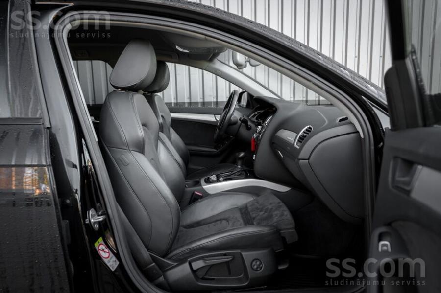 Black Audi A4 2013 in Tukums, with an engine capacity of 3.00 L and mileage of 228 thousand km for 10490 €, photo 13 on AUTOMOTO.COM.LV