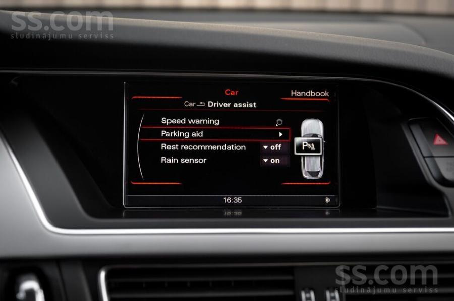 Black Audi A4 2013 in Tukums, with an engine capacity of 3.00 L and mileage of 228 thousand km for 10490 €, photo 24 on AUTOMOTO.COM.LV
