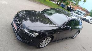 Black Audi A4 2013 in Alytus, with an engine capacity of 1.80 L and mileage of 253 thousand km for 6950 €, photo  on AUTOMOTO.COM.LV