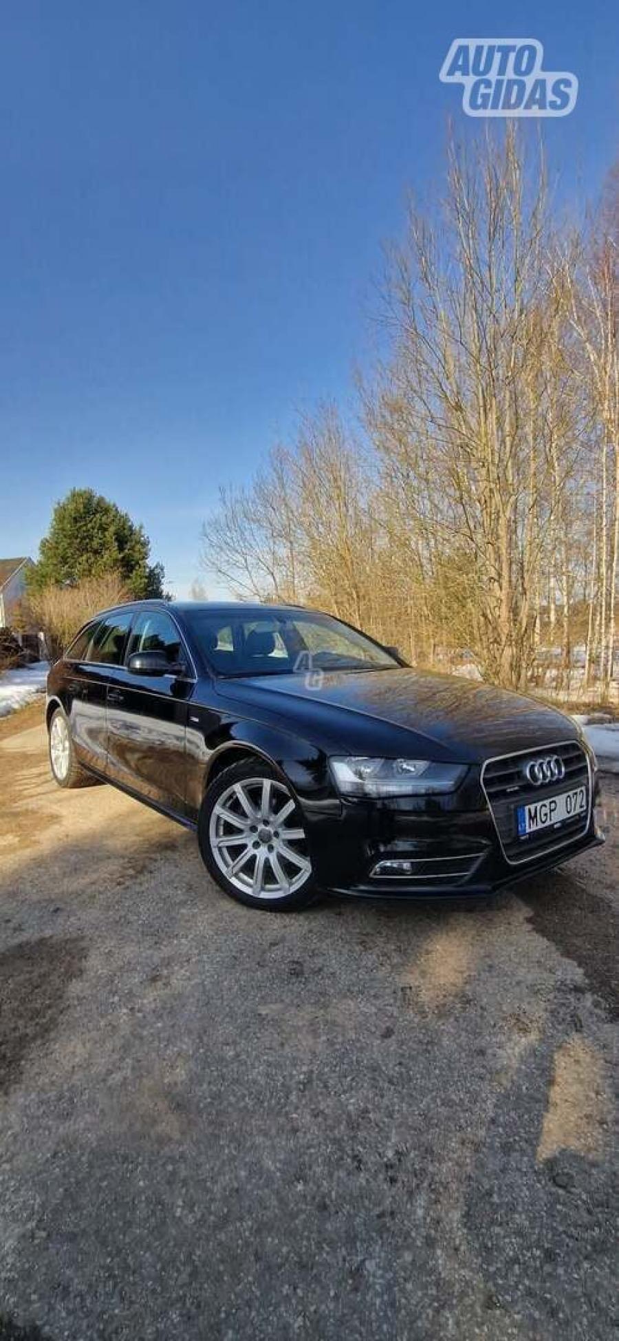 Melns Audi A4 2013 Viļņa, ar dzinēja tilpumu 2.00 L un nobraukumu 213 tūkst. km par 7700 €, foto 1 vietnē AUTOMOTO.COM.LV