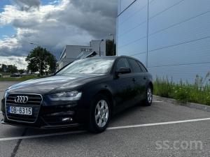 Melns Audi A4 2013 Daugavpils, ar dzinēja tilpumu 2.00 L un nobraukumu 249 tūkst. km par 8700 €, foto  vietnē AUTOMOTO.COM.LV