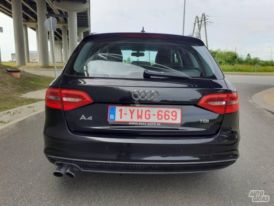 Black Audi A4 2013 in Mazeikiai, with an engine capacity of 2.00 L and mileage of 304 thousand km for 6400 €, photo 8 on AUTOMOTO.COM.LV