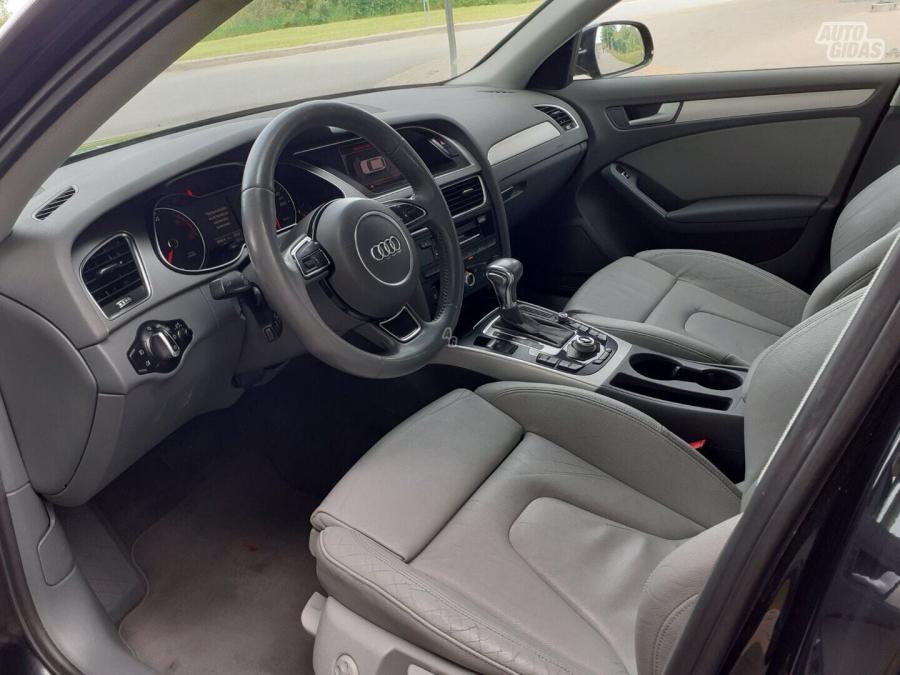 Black Audi A4 2013 in Mazeikiai, with an engine capacity of 2.00 L and mileage of 304 thousand km for 6400 €, photo 27 on AUTOMOTO.COM.LV