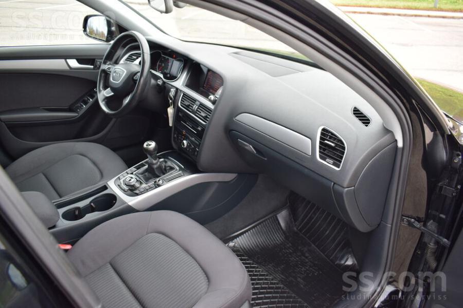 Melns Audi A4 2013 Daugavpils, ar dzinēja tilpumu 2.00 L un nobraukumu 244 tūkst. km par 7900 €, foto 17 vietnē AUTOMOTO.COM.LV