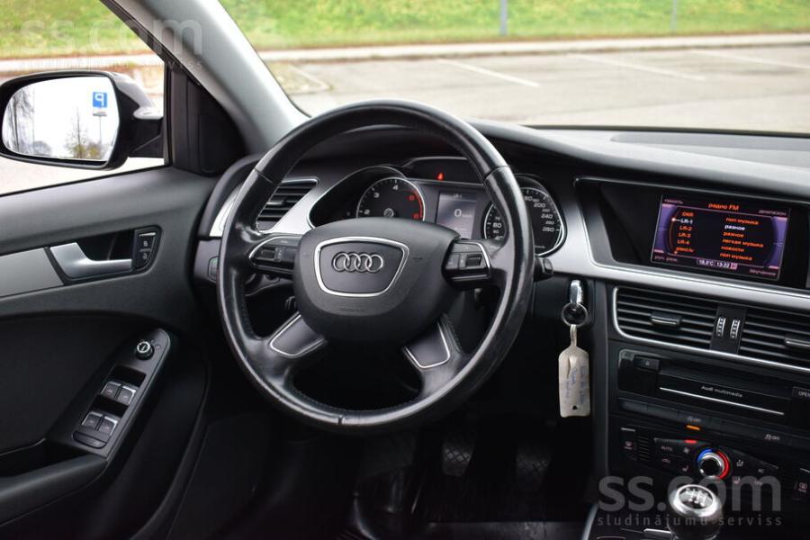 Melns Audi A4 2013 Daugavpils, ar dzinēja tilpumu 2.00 L un nobraukumu 244 tūkst. km par 7900 €, foto 25 vietnē AUTOMOTO.COM.LV