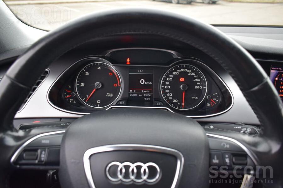 Melns Audi A4 2013 Daugavpils, ar dzinēja tilpumu 2.00 L un nobraukumu 244 tūkst. km par 7900 €, foto 28 vietnē AUTOMOTO.COM.LV