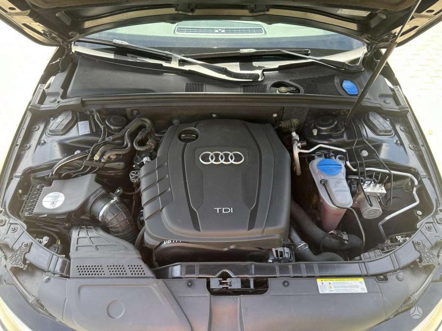Black Audi A4 2013 in Siauliai, with an engine capacity of 2.00 L and mileage of 290 thousand km for 6350 €, photo 24 on AUTOMOTO.COM.LV