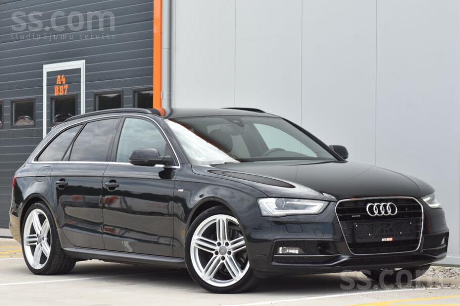 Black Audi A4 2013 in Riga, with an engine capacity of 2.00 L and mileage of 230 thousand km for 10950 €, photo 5 on AUTOMOTO.COM.LV