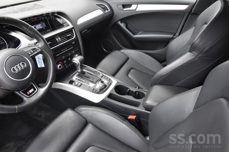 Black Audi A4 2013 in Riga, with an engine capacity of 2.00 L and mileage of 230 thousand km for 10950 €, photo 10 on AUTOMOTO.COM.LV