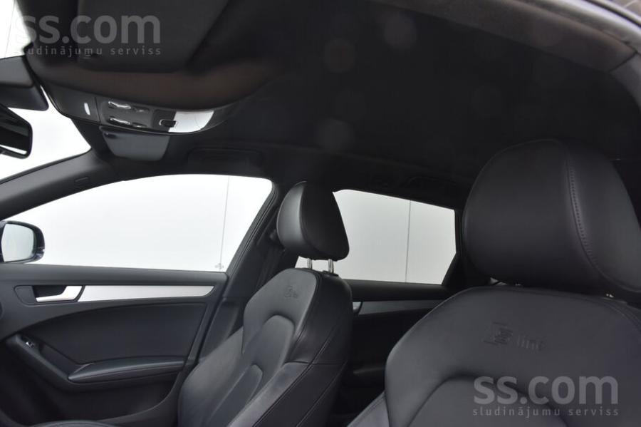 Black Audi A4 2013 in Riga, with an engine capacity of 2.00 L and mileage of 230 thousand km for 10950 €, photo 13 on AUTOMOTO.COM.LV