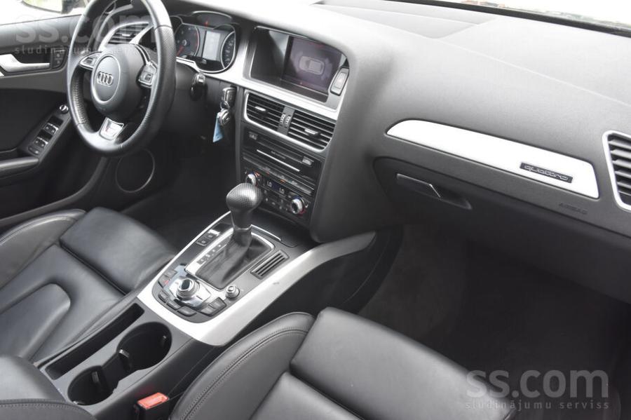 Black Audi A4 2013 in Riga, with an engine capacity of 2.00 L and mileage of 230 thousand km for 10950 €, photo 17 on AUTOMOTO.COM.LV