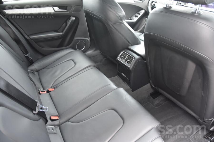 Black Audi A4 2013 in Riga, with an engine capacity of 2.00 L and mileage of 230 thousand km for 10950 €, photo 19 on AUTOMOTO.COM.LV