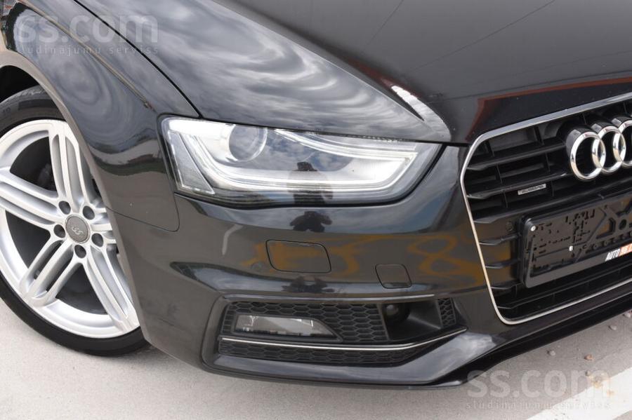 Black Audi A4 2013 in Riga, with an engine capacity of 2.00 L and mileage of 230 thousand km for 10950 €, photo 33 on AUTOMOTO.COM.LV
