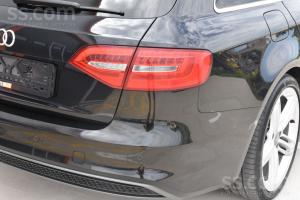 Black Audi A4 2013 in Riga, with an engine capacity of 2.00 L and mileage of 230 thousand km for 10950 €, photo 34 on AUTOMOTO.COM.LV