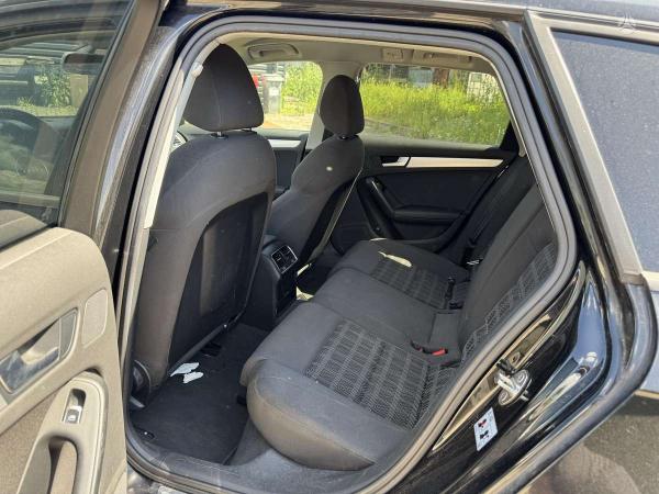 Black Audi A4 2013 in Alytus, with an engine capacity of 2.00 L and mileage of 286 thousand km for 5850 €, photo 10 on AUTOMOTO.COM.LV