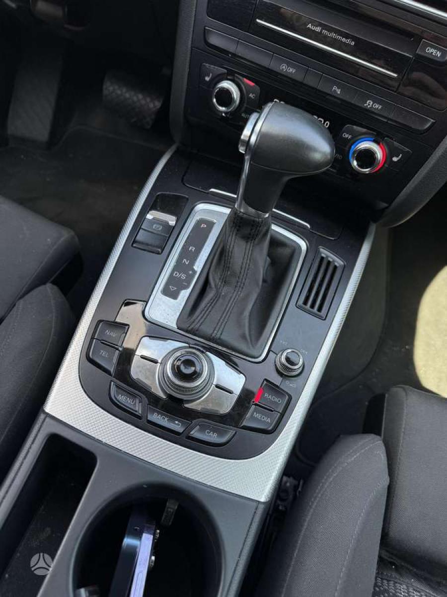 Black Audi A4 2013 in Alytus, with an engine capacity of 2.00 L and mileage of 286 thousand km for 5850 €, photo 15 on AUTOMOTO.COM.LV