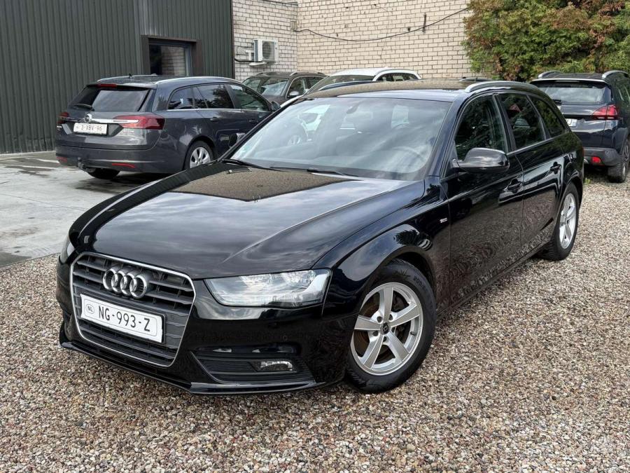Melns Audi A4 2013 Kauņa, ar dzinēja tilpumu 1.97 L un nobraukumu 289 tūkst. km par 6900 €, foto 1 vietnē AUTOMOTO.COM.LV