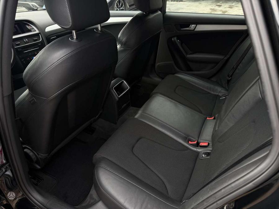 Melns Audi A4 2013 Kauņa, ar dzinēja tilpumu 1.97 L un nobraukumu 289 tūkst. km par 6900 €, foto 10 vietnē AUTOMOTO.COM.LV