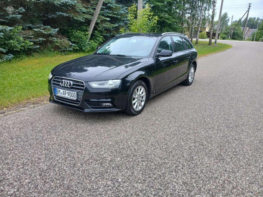 Melns Audi A4 2013 Utena, ar dzinēja tilpumu 2.00 L un nobraukumu 288 tūkst. km par 6700 €, foto 1 vietnē AUTOMOTO.COM.LV
