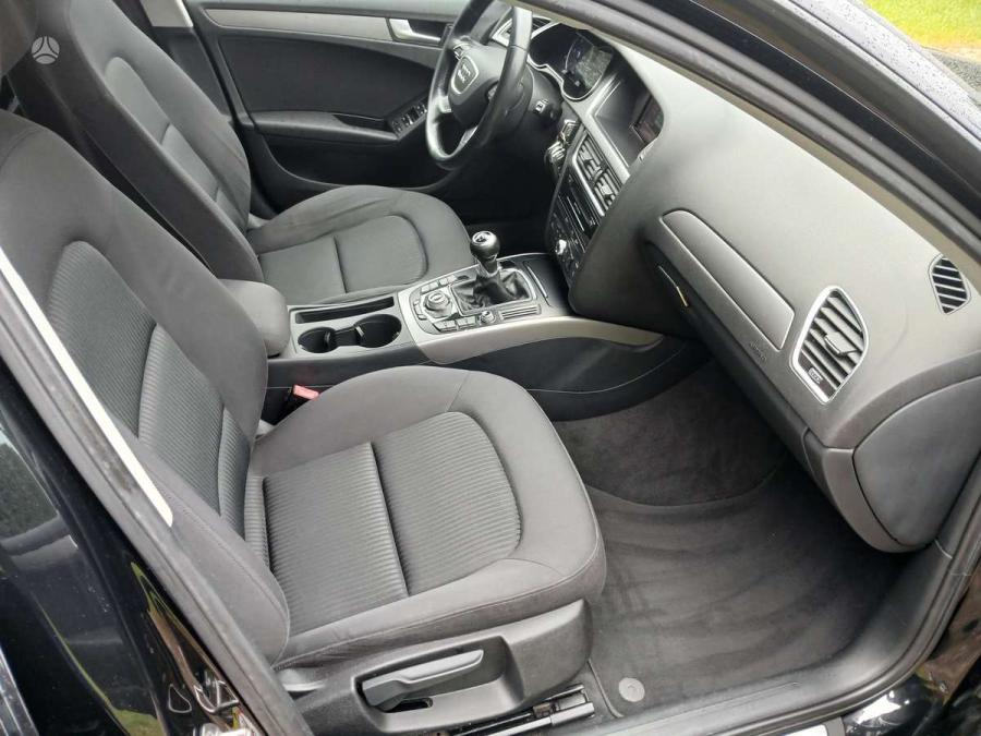 Melns Audi A4 2013 Utena, ar dzinēja tilpumu 2.00 L un nobraukumu 288 tūkst. km par 6700 €, foto 5 vietnē AUTOMOTO.COM.LV