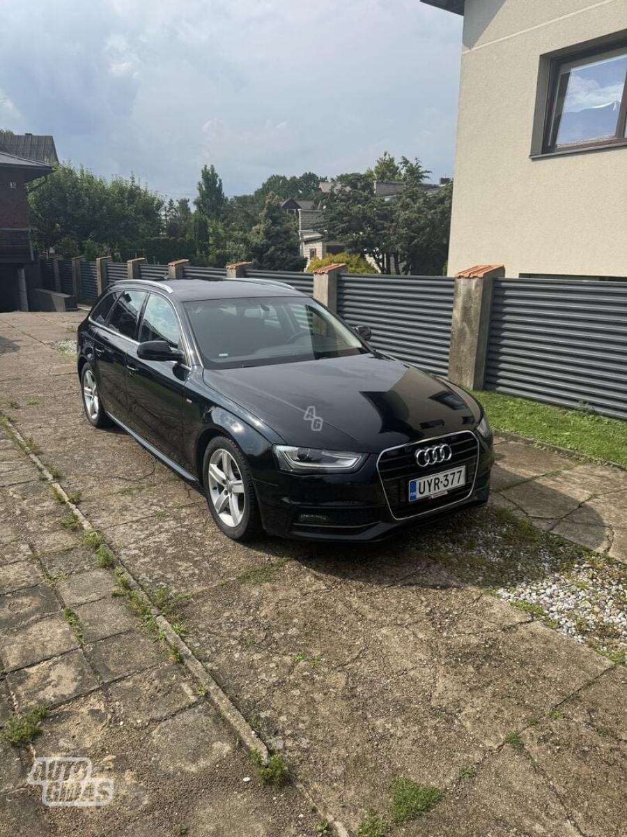 Black Audi A4 2013 in Kaunas, with an engine capacity of 2.00 L and mileage of 173 thousand km for 7850 €, photo 1 on AUTOMOTO.COM.LV