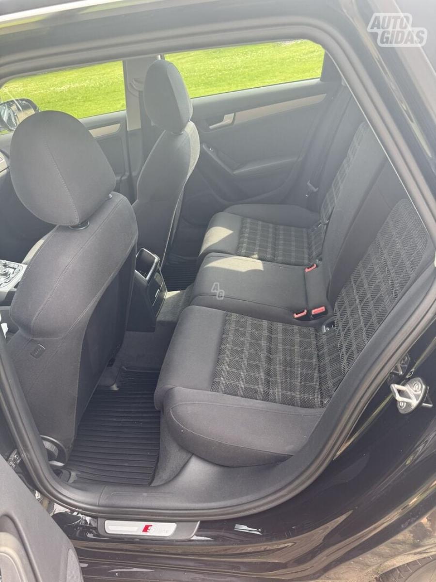 Black Audi A4 2013 in Kaunas, with an engine capacity of 2.00 L and mileage of 173 thousand km for 7850 €, photo 7 on AUTOMOTO.COM.LV