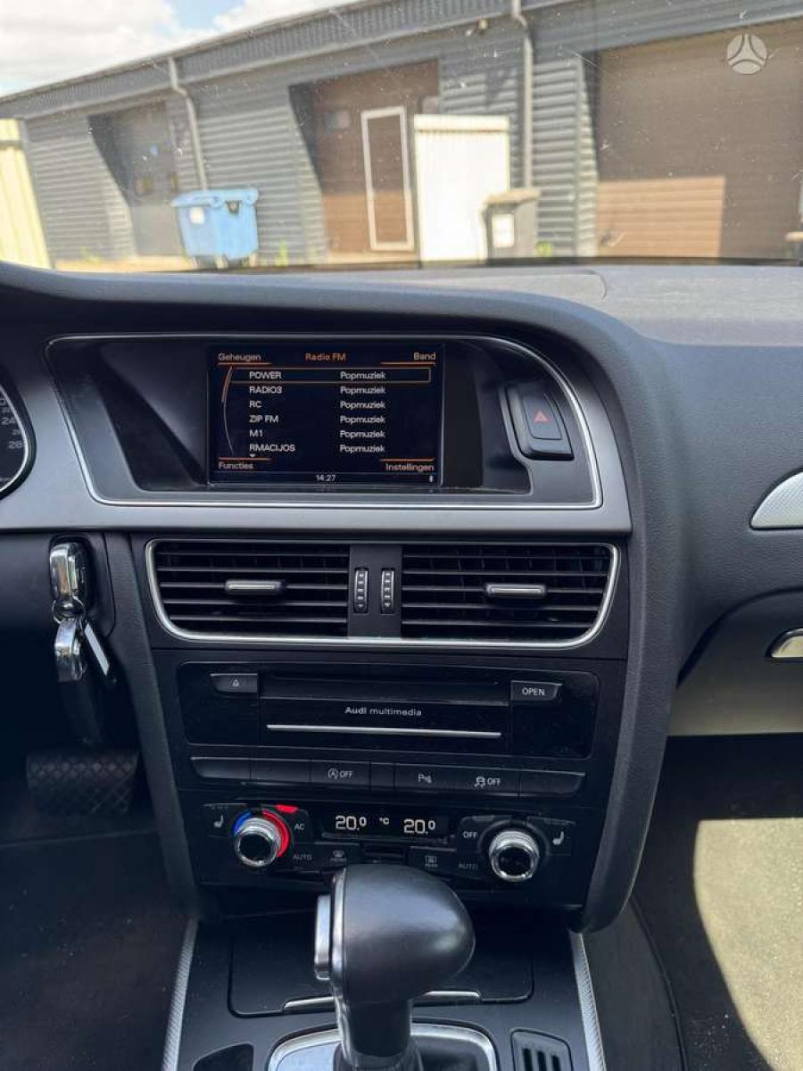 Black Audi A4 2013 in Alytus, with an engine capacity of 2.00 L and mileage of 286 thousand km for 5850 €, photo 13 on AUTOMOTO.COM.LV