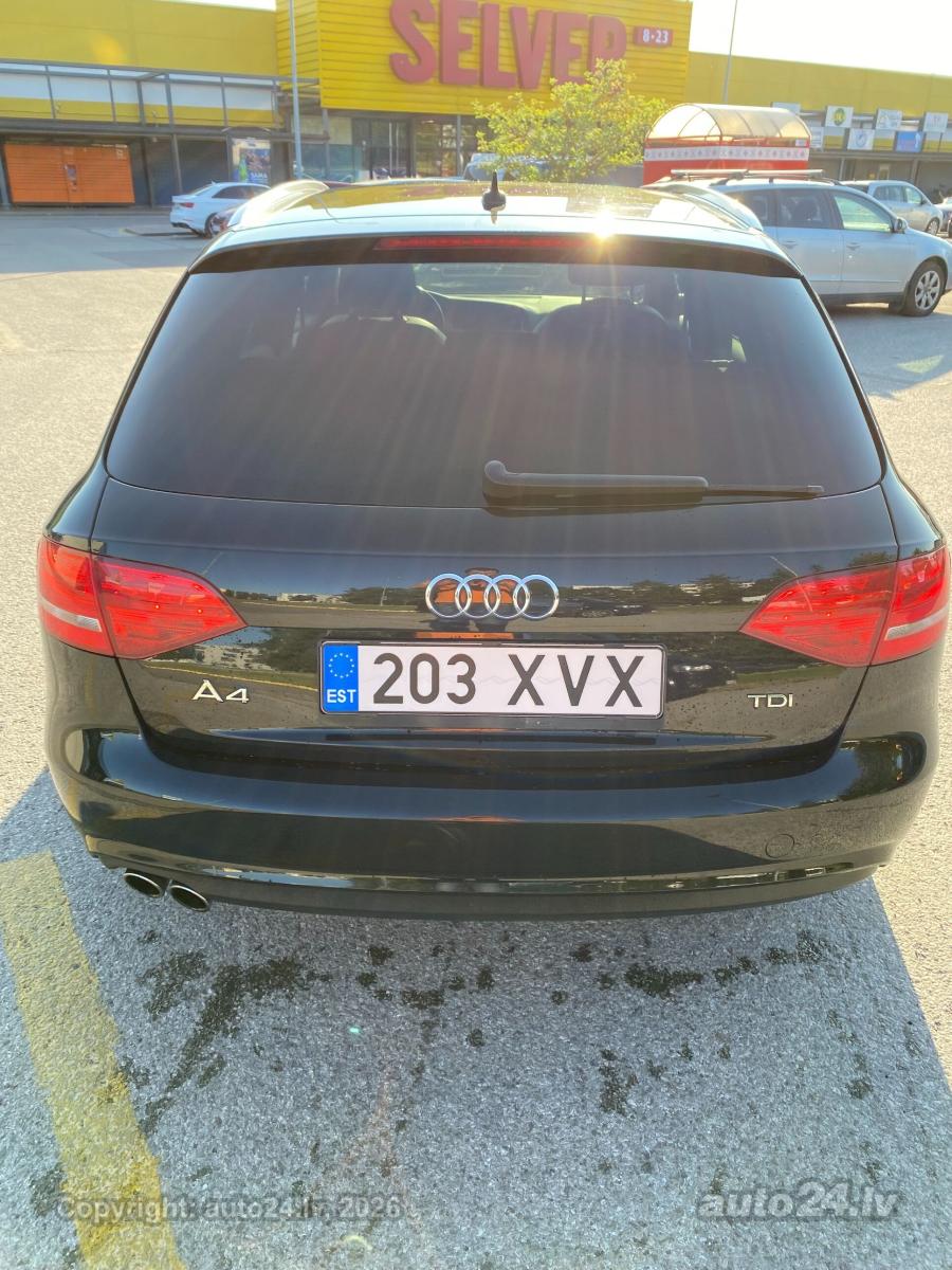 Melns Audi A4 2013 Tartu, ar dzinēja tilpumu 2.00 L un nobraukumu 320 tūkst. km par 7500 €, foto 6 vietnē AUTOMOTO.COM.LV