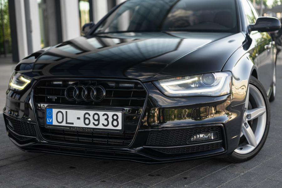 Melns Audi A4 2013 Rīga, ar dzinēja tilpumu 3.00 L un nobraukumu 294 tūkst. km par 10790 €, foto 1 vietnē AUTOMOTO.COM.LV