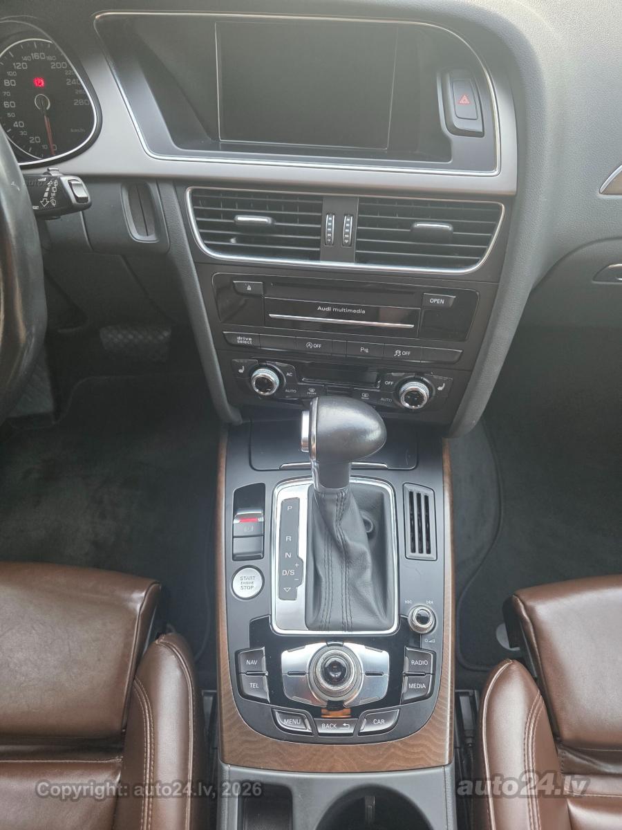 Black Audi A4 2013 in Viljandi, with an engine capacity of 3.00 L and mileage of 234 thousand km for 10999 €, photo 11 on AUTOMOTO.COM.LV