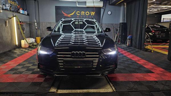 Black Audi A4 2013 in Vilnius, with an engine capacity of 1.97 L and mileage of 300 thousand km for 6500 €, photo 3 on AUTOMOTO.COM.LV