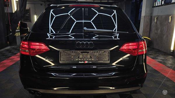 Black Audi A4 2013 in Vilnius, with an engine capacity of 1.97 L and mileage of 300 thousand km for 6500 €, photo 9 on AUTOMOTO.COM.LV