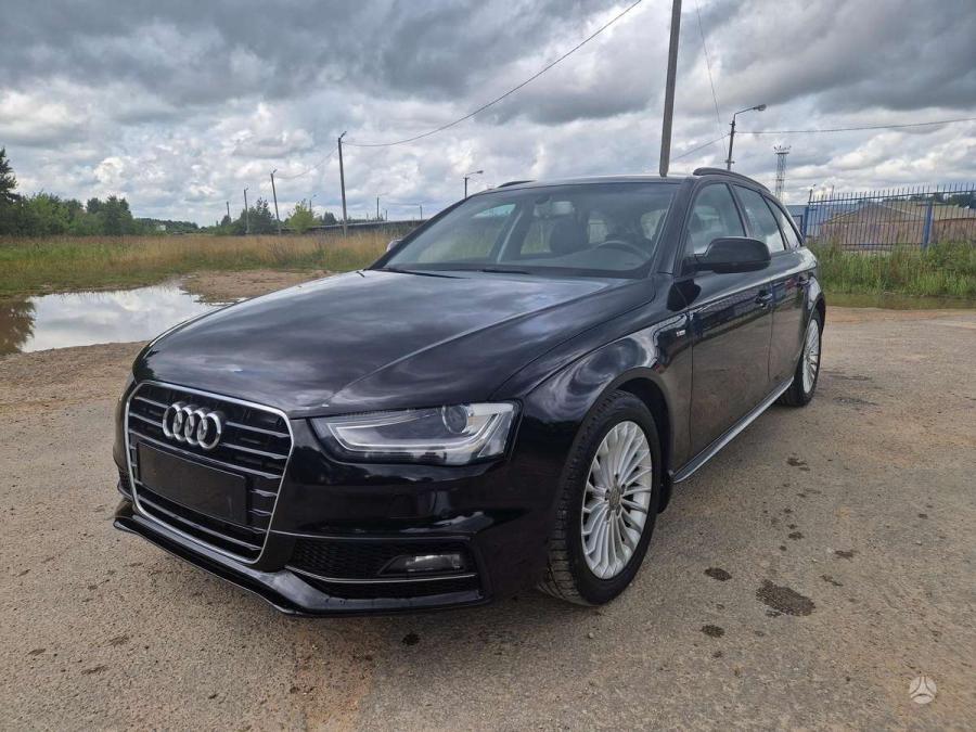 Melns Audi A4 2013 Panevēža, ar dzinēja tilpumu 2.00 L un nobraukumu 260 tūkst. km par 6590 €, foto 1 vietnē AUTOMOTO.COM.LV