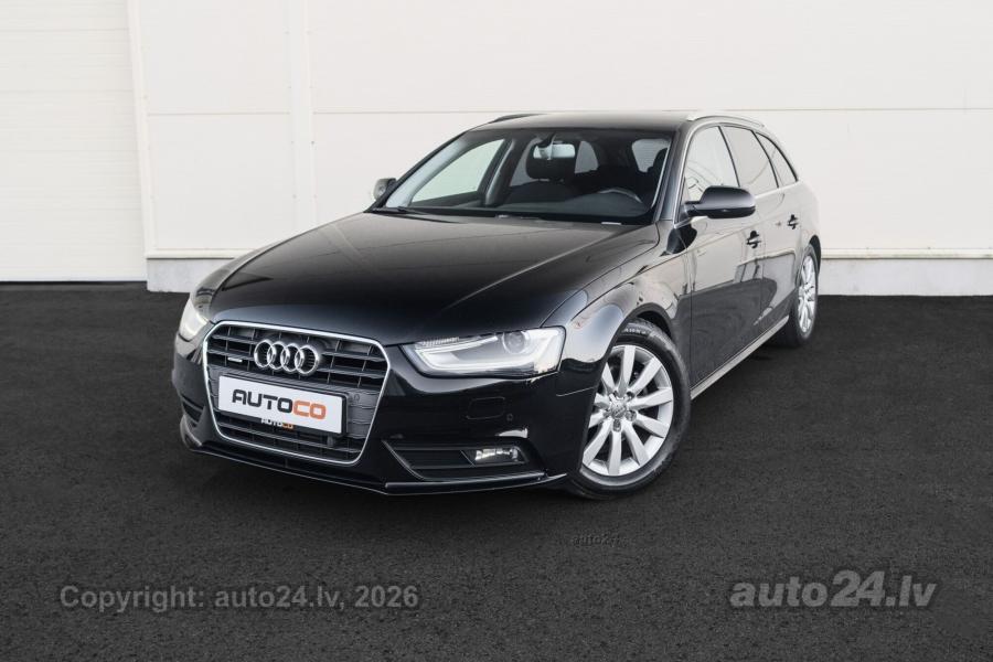 Black Audi A4 2013 in Tallinn, with an engine capacity of 2.00 L and mileage of 202 thousand km for 8499 €, photo 1 on AUTOMOTO.COM.LV