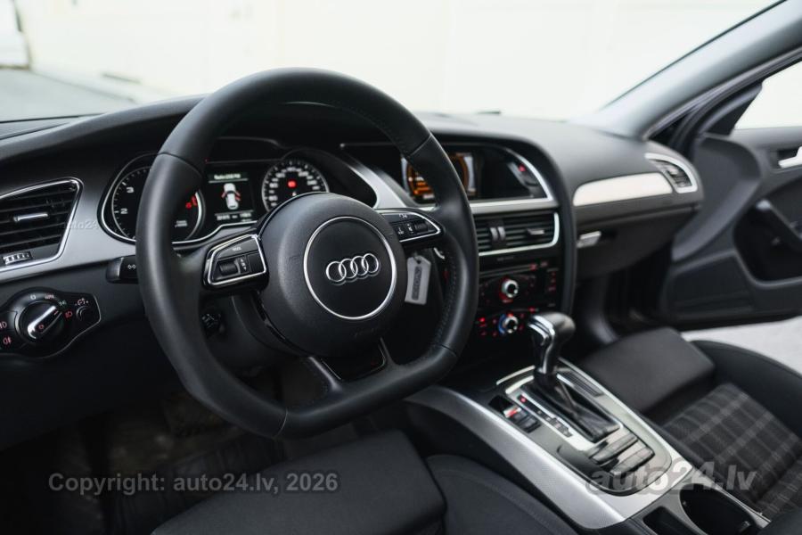 Black Audi A4 2013 in Tallinn, with an engine capacity of 2.00 L and mileage of 202 thousand km for 8499 €, photo 16 on AUTOMOTO.COM.LV